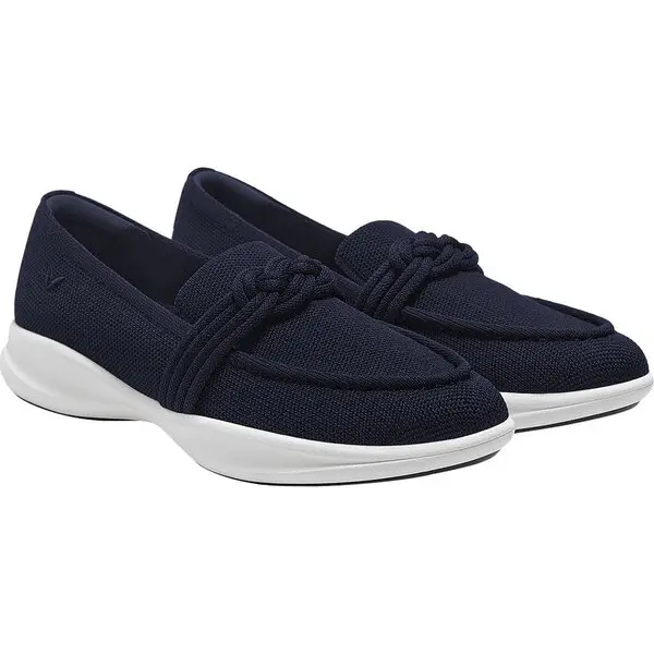 Vivaia Round-toe Sneaker Loafers - Navy