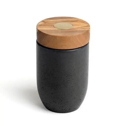 BERARD Millenari Tall Salt Keeper Mill - Gray