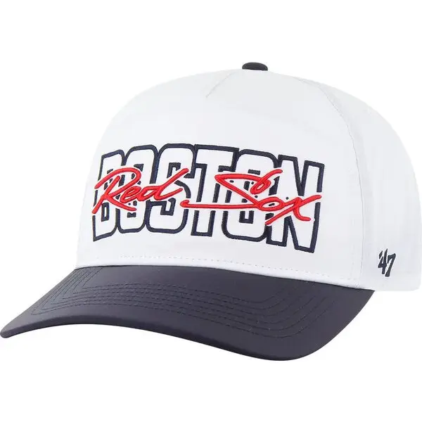 '47 Boston Red Sox Lineman Hitch Adjustable Cap - White