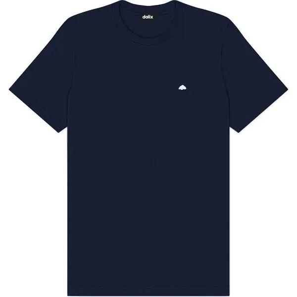 DALIX Lil Cloud Lightweight Jersey Tee - Navy Blue