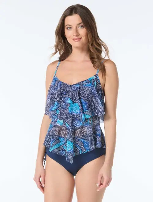 BEACH HOUSE Portia Mesh Tankini - Admiral