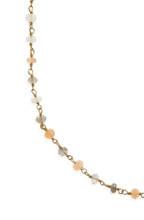 KIARA BY KI-ELE Rhea Quartz Station Chain Necklace