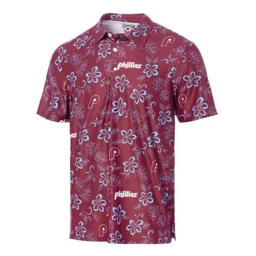Reyn Spooner Philadelphia Phillies Cooperstown Collection Performance Polo