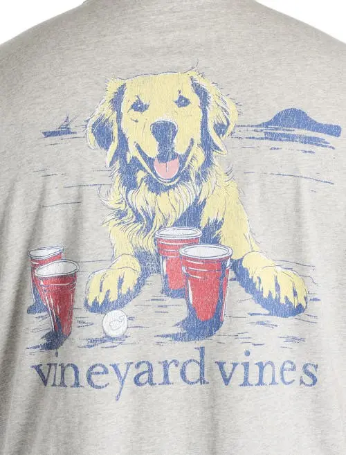 Vineyard Vines Big & Tall Pup Cup Graphic Tee