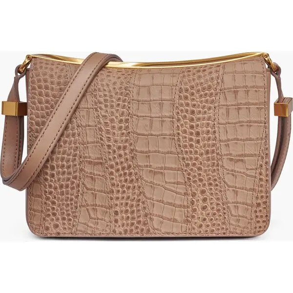 Donna Karan New York Jericho Croco Wave Shoulder Bag