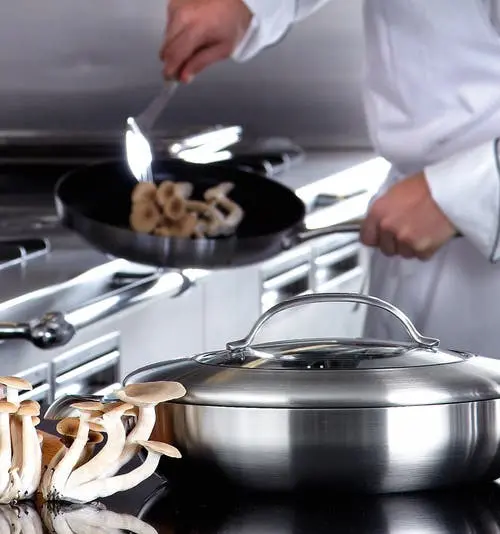 SCANPAN Ctx 12.75 Inch Nonstick Chef's Pan, 5.25 Quart