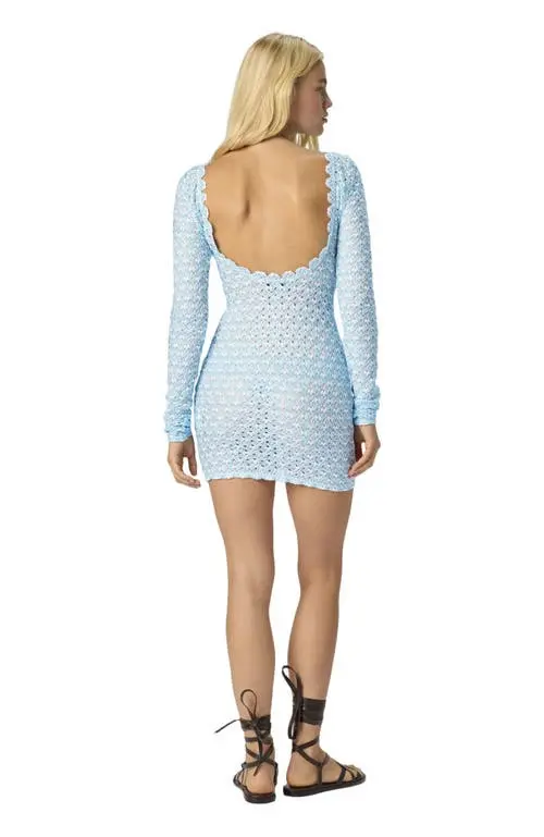 Missoni Short Lace Long Sleeve Cover-up