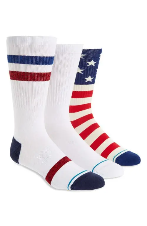 Stance The Americana Assorted 3-pack Crew Socks