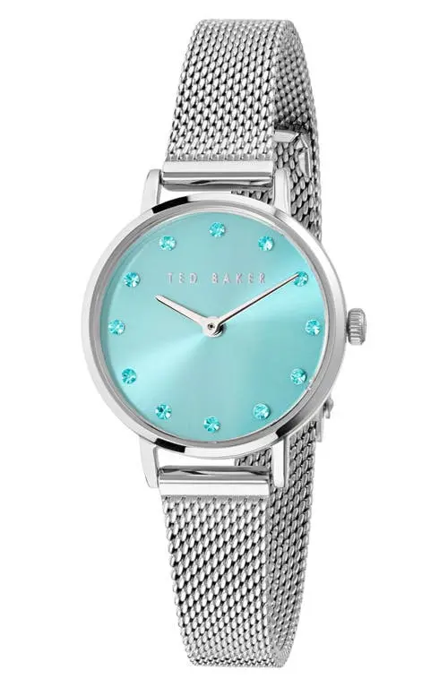 Ted Baker London Stainless Steel Bracelet Watch - Silver