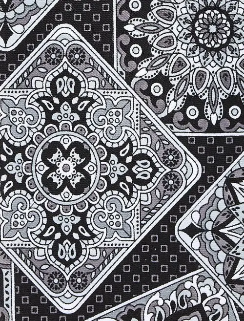 SYNRGY BY DXL Abstract Printed Neck Tie - Black