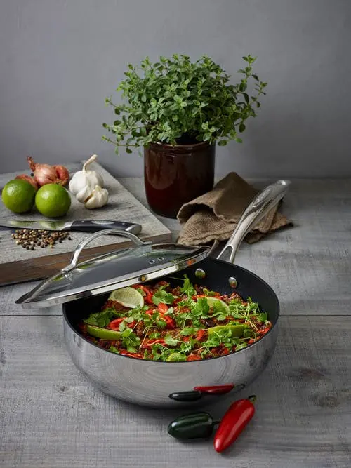 SCANPAN Ctp 10.25 Inch Covered Saute Pan