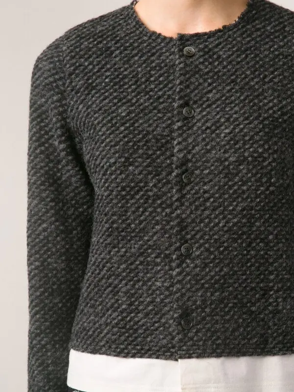 Comme Des Garçons Tweed Cardigan Jacket