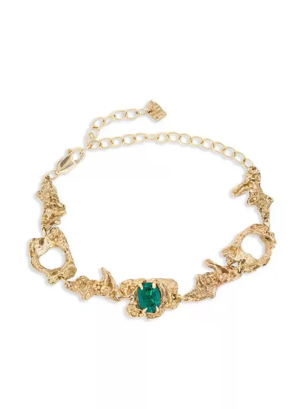 LOVENESS LEE Hira Emerald Bracelet - Gold