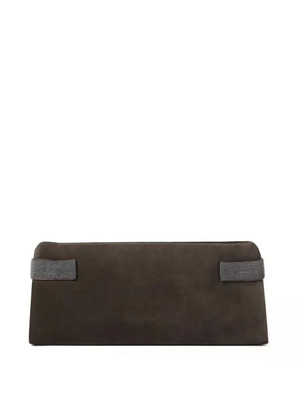 Brunello Cucinelli Essence Clutch - Brown