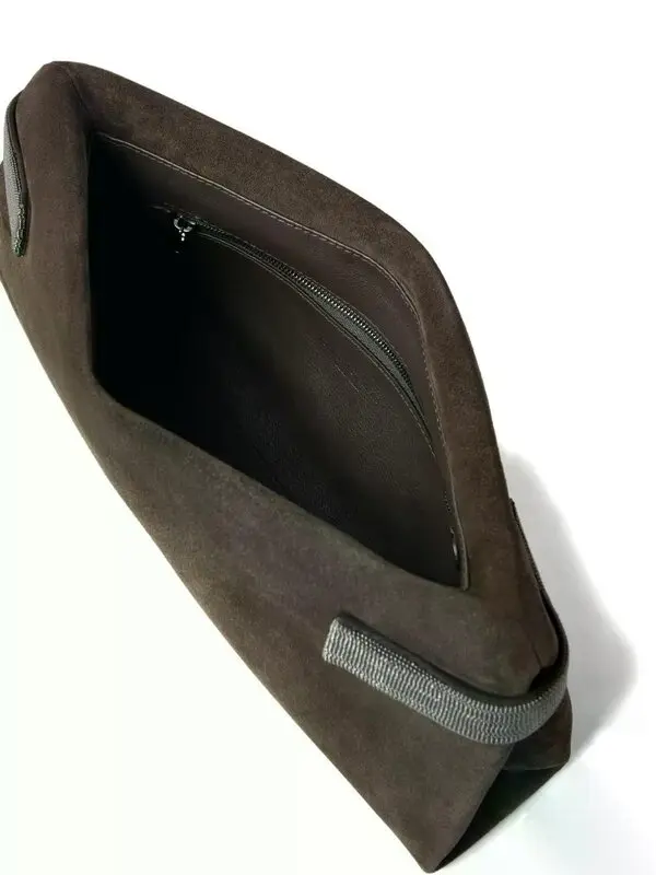 Brunello Cucinelli Essence Clutch - Brown