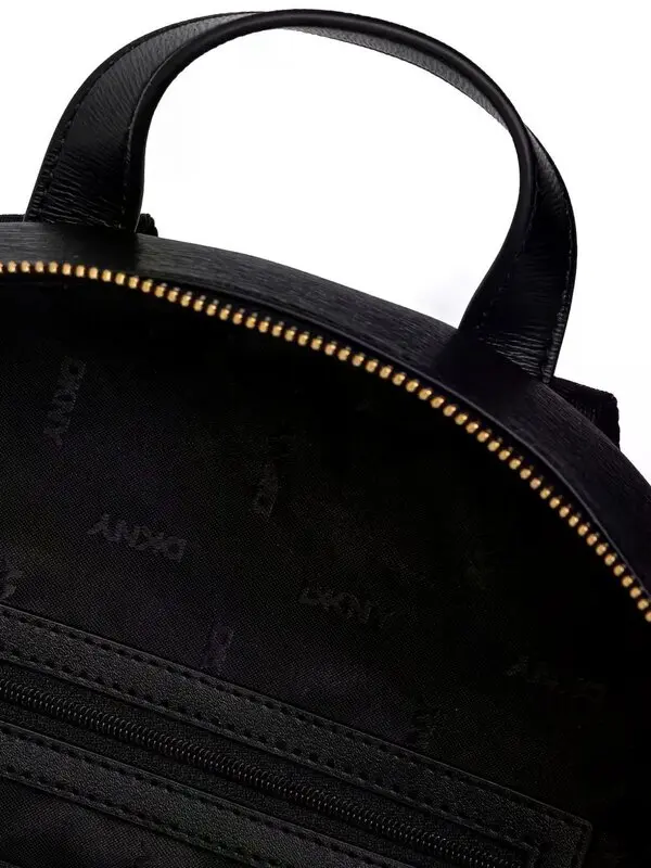 Dkny Leather Backpack - Black