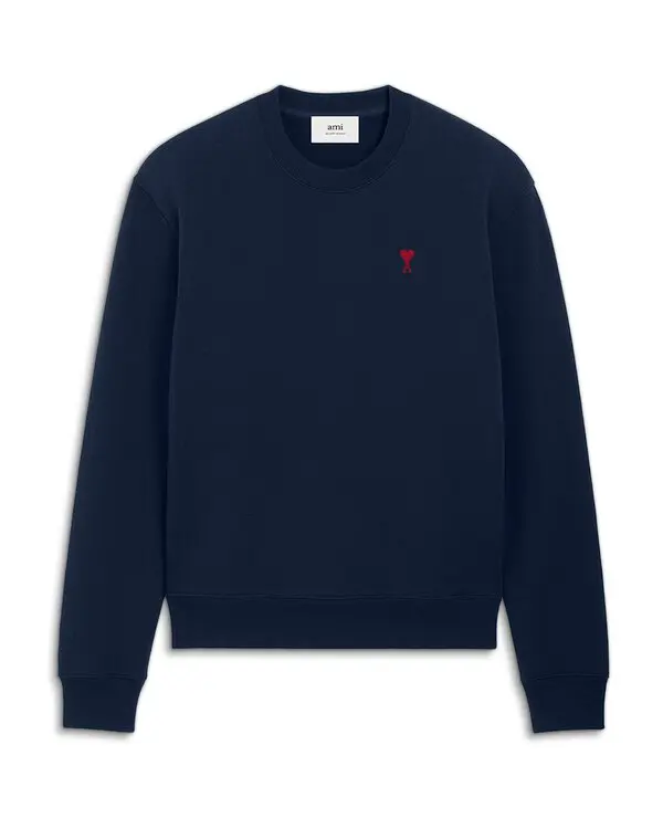 Ami Regular Fit De Coeur Sweatshirt - Night Blue