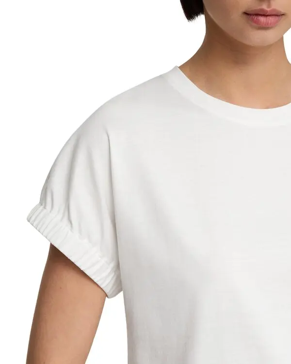 Lafayette 148 New York Gathered Cuff Dolman Tee
