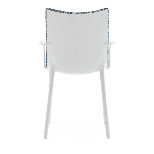 KARTELL H. H.h. Upholstered Fabric Chair - White/ink
