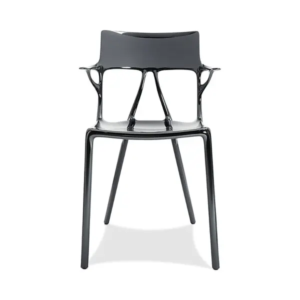 KARTELL A. I. Metal Dining Chair - Titanium