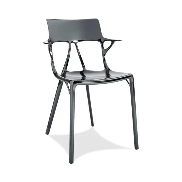 KARTELL A. I. Metal Dining Chair - Titanium