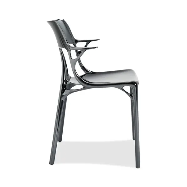 KARTELL A. I. Metal Dining Chair - Titanium