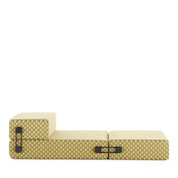 KARTELL Trix Outdoor Liberty Obi Check Lounge Chair - Yellow