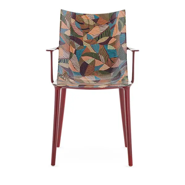 KARTELL H. H.h. Graphic Impression Chair - Bordeaux Lacquer