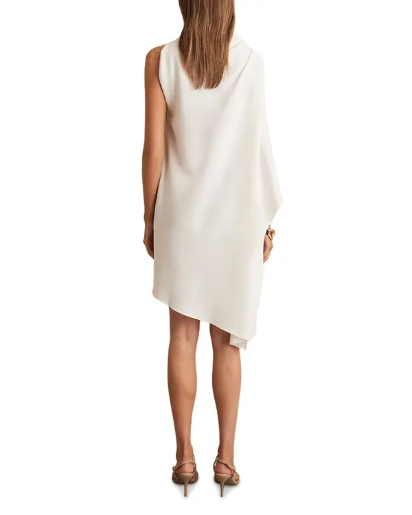 REISS Ellery Draped Mini Dress