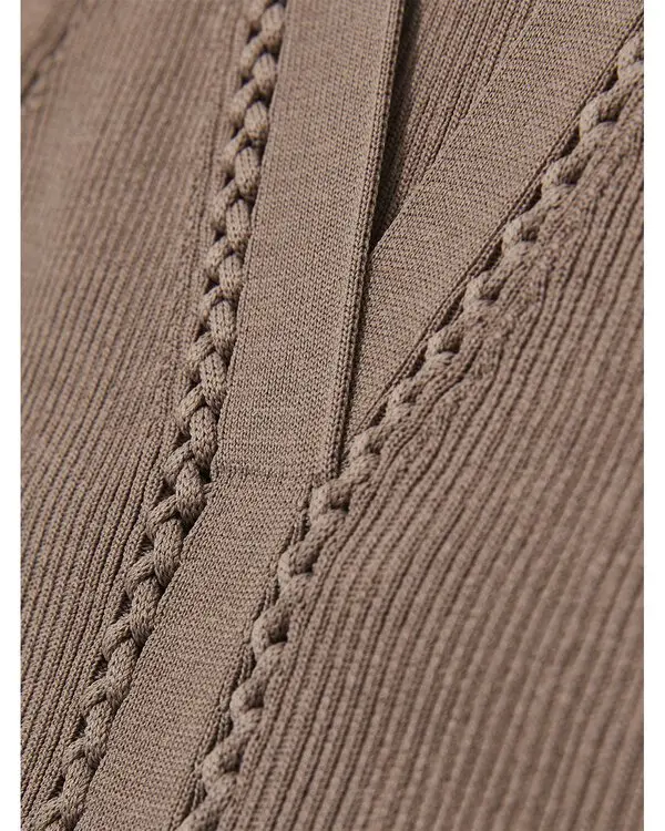 REISS Lanette Craft Stitch Vest Top