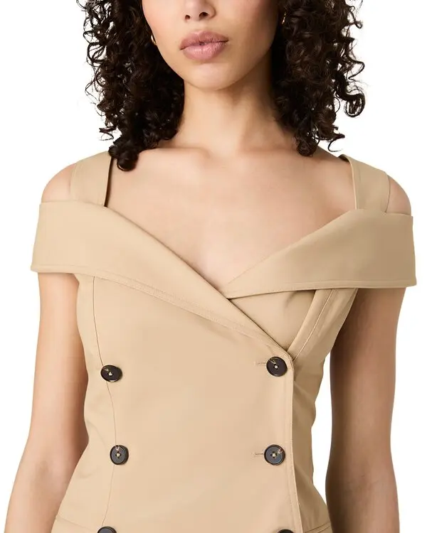 French Connection Light Weight Trench Mini Dress