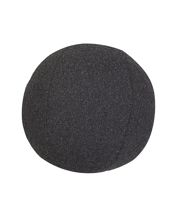 TOV FURNITURE Boba Boucle 9 Ball Pillow - Black