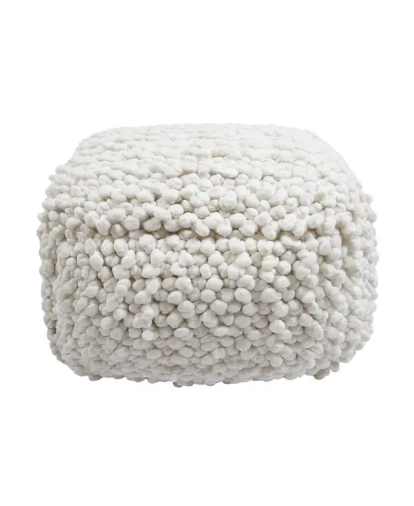 TOV FURNITURE Cathy Woven Pouf