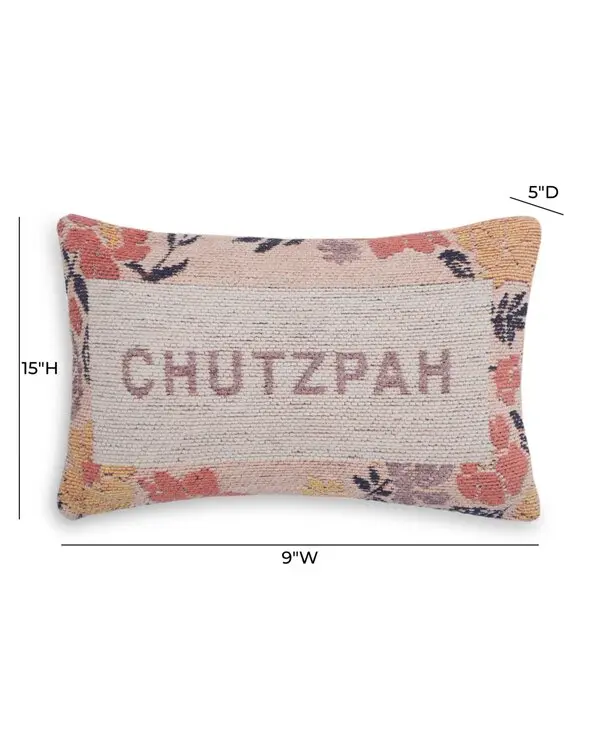 TOV FURNITURE Chutzpah Jacquard Woven Accent Pillow - Multi