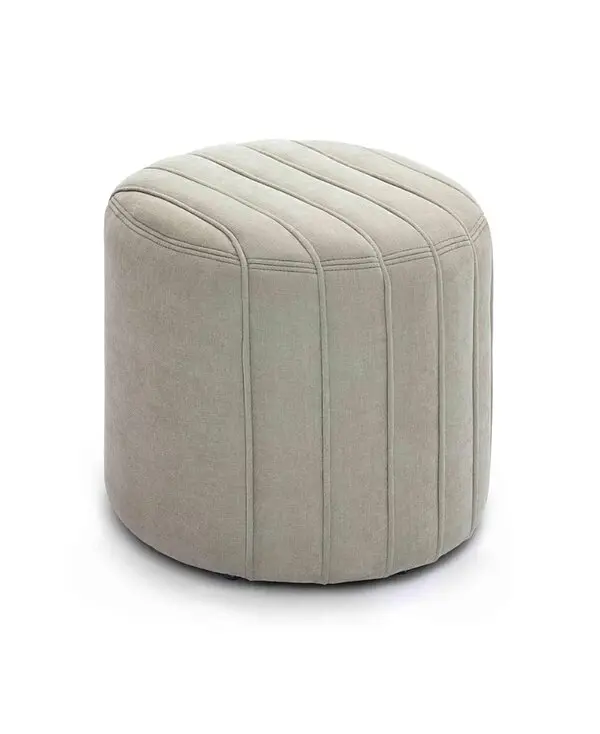 TOV FURNITURE Pouch Chenille Ottoman - Mint Green