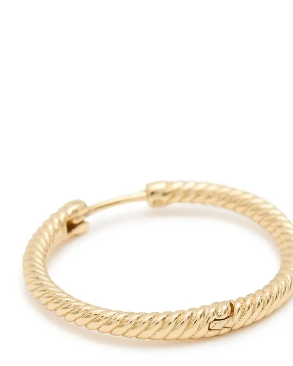 ALLSAINTS Rope Chain Hoop Earrings