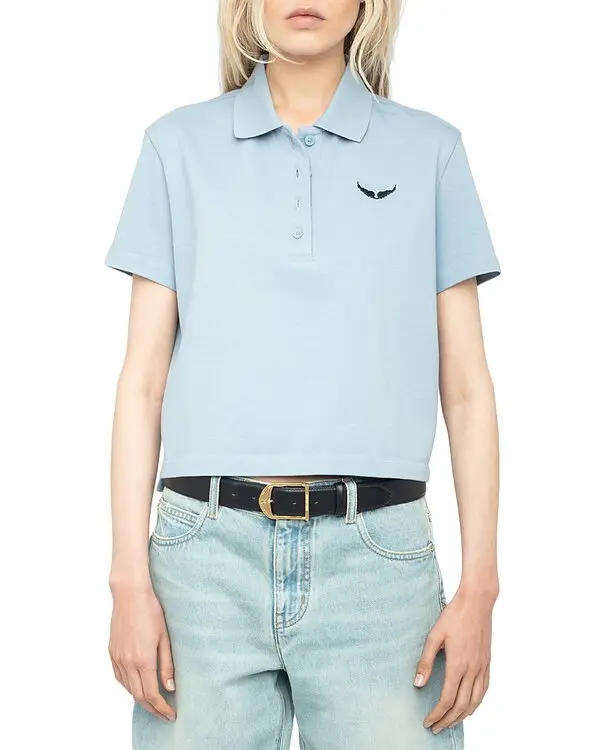 Zadig&Voltaire Mirta Wings Polo - Cloud
