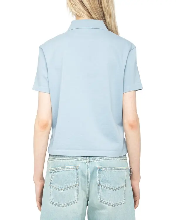 Zadig&Voltaire Mirta Wings Polo - Cloud