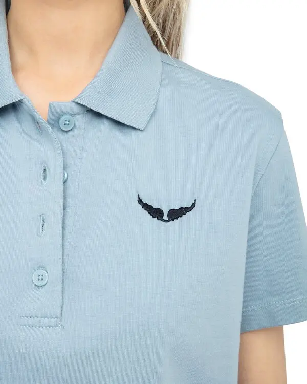 Zadig&Voltaire Mirta Wings Polo - Cloud