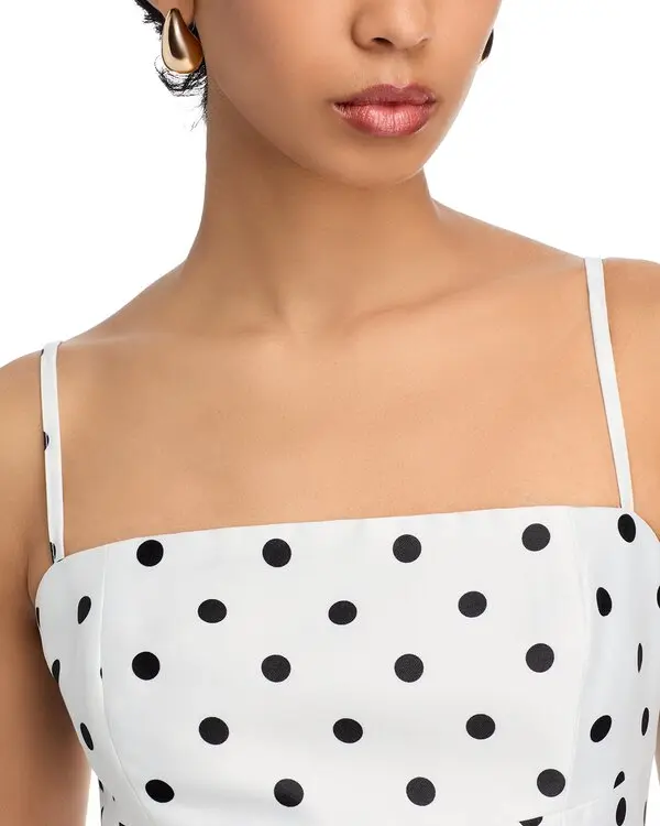 French Connection Polka Dot Midi Dress