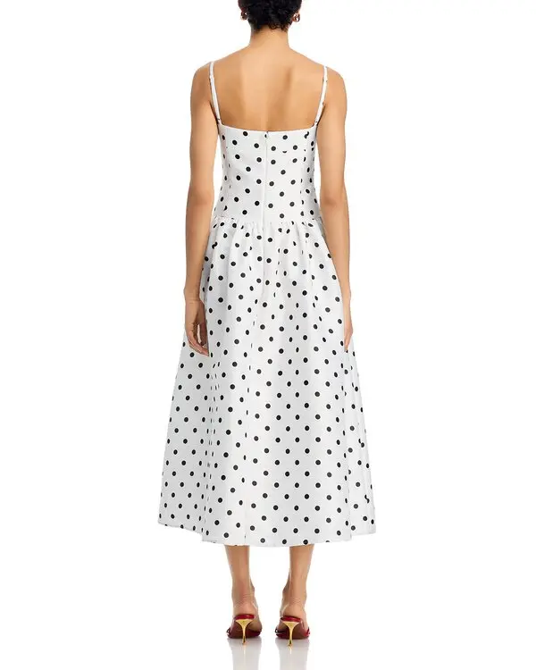 French Connection Polka Dot Midi Dress