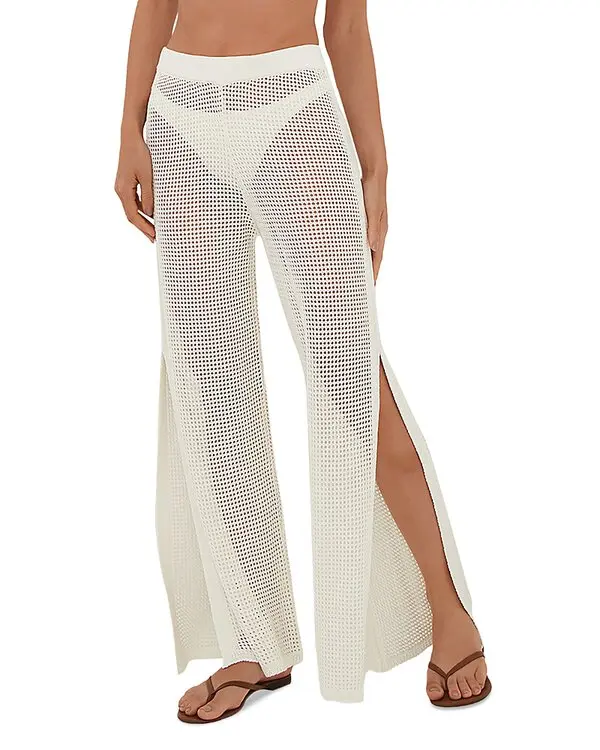 VIX PAULA HERMANNY Valerie Swim Cover-up Pants - Off White