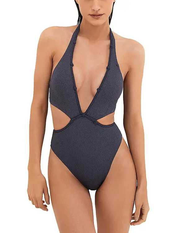 VIX PAULA HERMANNY Firenze Clea One-piece Swimsuit - Blue