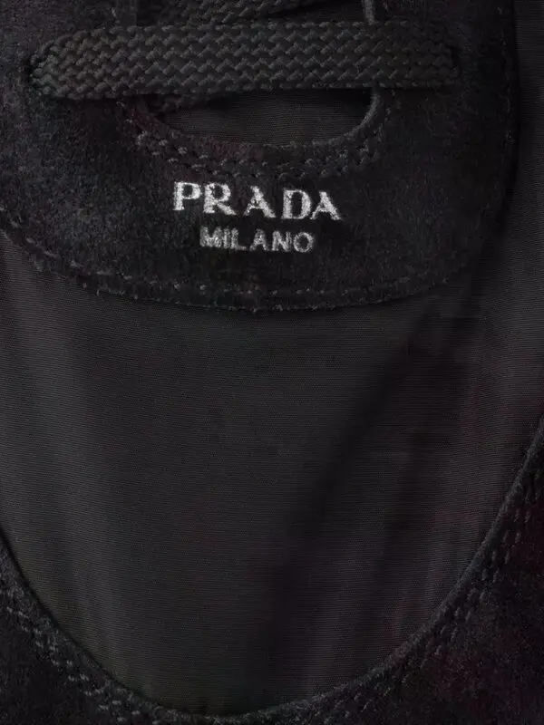 Prada Re-nylon Suede Sneakers - Black