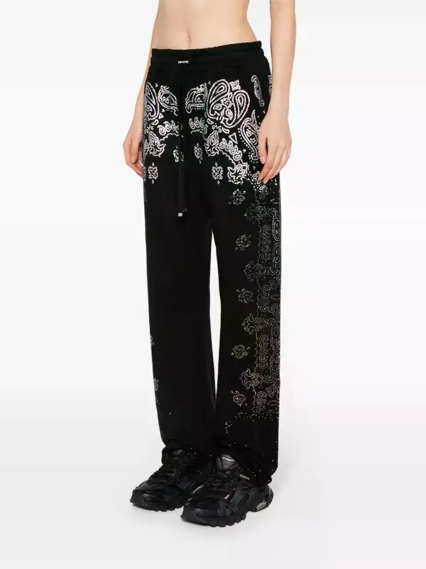 Amiri Crystal-embellished Bandana Track Pants