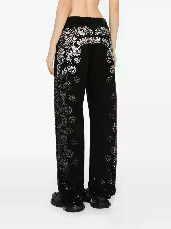 Amiri Crystal-embellished Bandana Track Pants