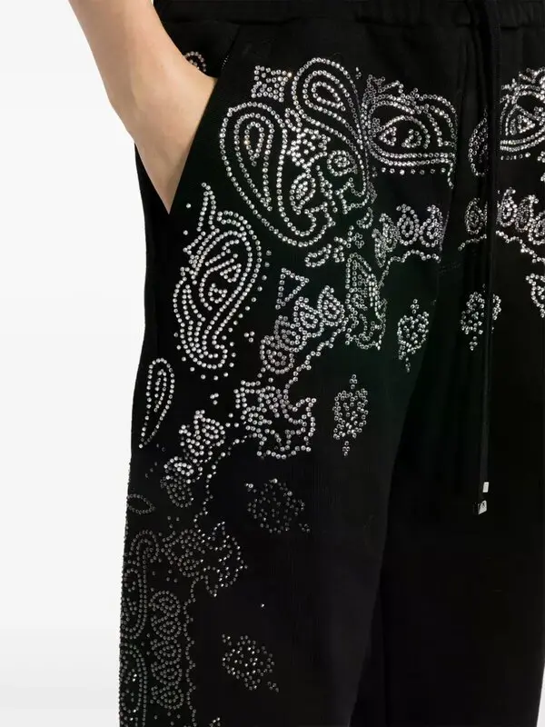 Amiri Crystal-embellished Bandana Track Pants