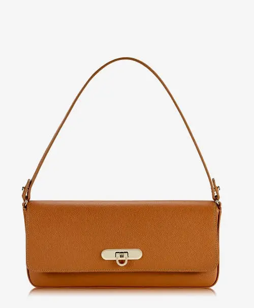 Gigi New York Audrey Shoulder Bag - Tan