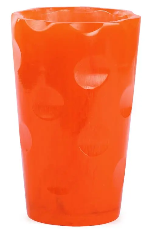 CASA AMAROSA Outdoor Resin Tumbler - Dark Orange