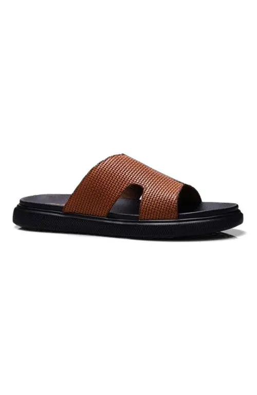 CARLOS BY CARLOS SANTANA Cosmic Slide Sandal - Tan Leather